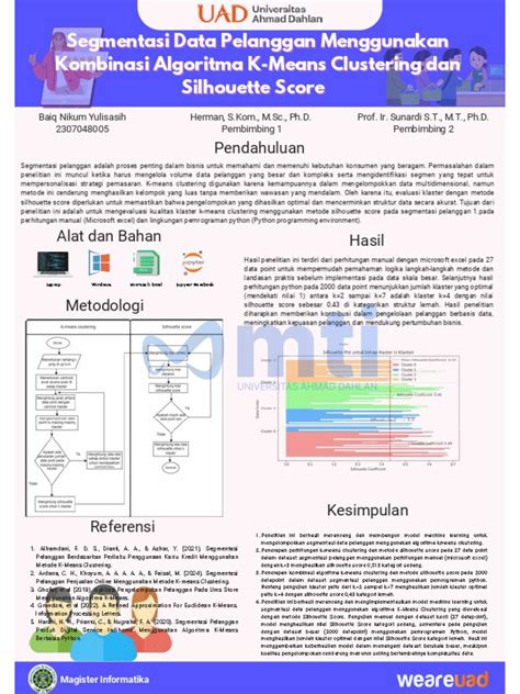 Segmentasi Data Pelanggan Menggunakan Kombinasi Algoritma K Means Clustering Dan Silhouette