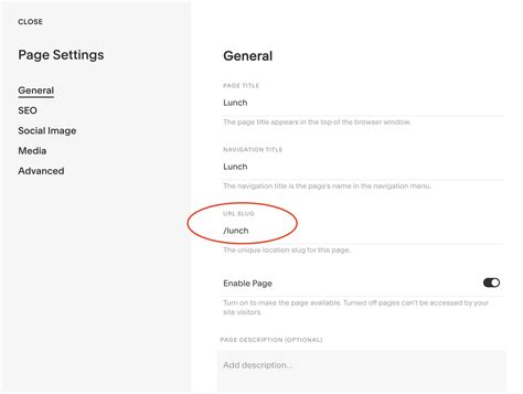 Creating A Navigation Bar For A Specific Page Only In Squarespace