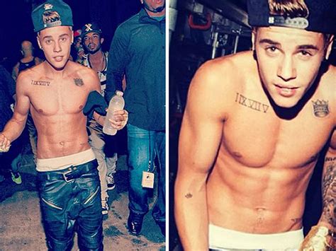 Justin Bieber Shirtless Pics Holy Six Pack The Shirtless Justin Justin Bieber Photo