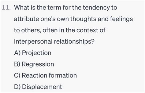 Solved 11 What Is The Term For The Tendency To Attribute