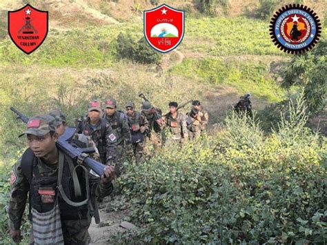 ပွင့်ဖြူမြို့နယ်တွင် စစ်တပ် ယာဉ်တန်းကို မိုင်းဆွဲ ပစ်ခတ် တိုက်ခိုက်မှု စစ်ကောင်စီ တပ်သား ၆