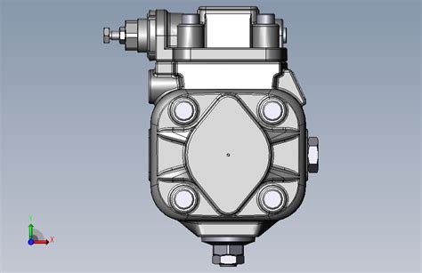 5款单作用叶片泵三维模型solidworks 2017模型图纸下载 懒石网