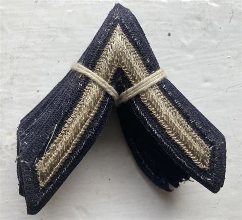 Ww2 Us Army Private First Class Pair Rank American Original 2 £1499