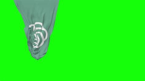 Chatgpt Openai Hanging Fabric Flag Waving In Wind 3d Rendering