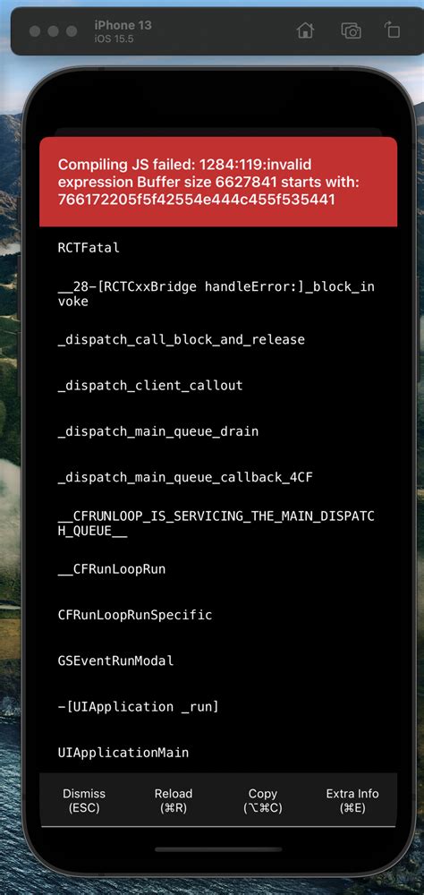 compiling js failed using ` rnx kit metro serializer esbuild` · issue