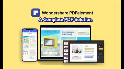 A Complete PDF Solution Wondershare PDFelement YouTube