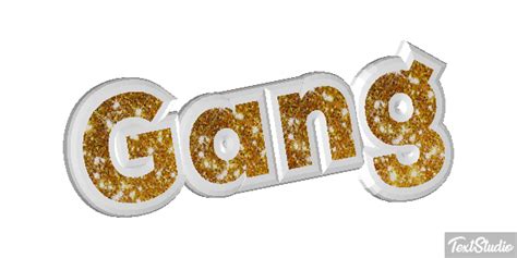 Gang Word Animated  Logo Designs