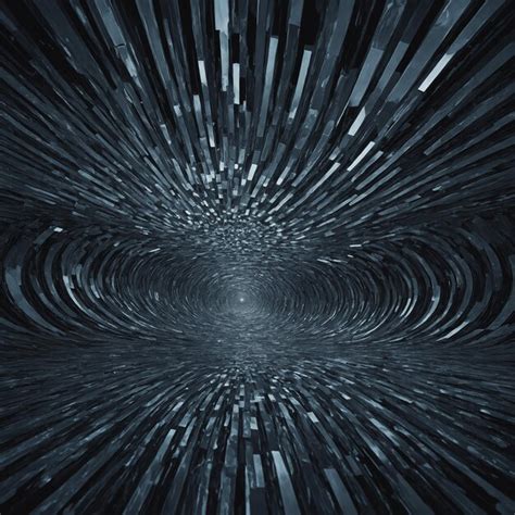 Premium Photo Ais Dimensional Ripples Reality Distorted