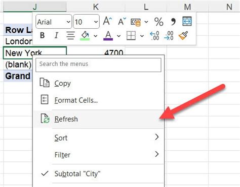 Pivot Table Not Showing All Data • Za