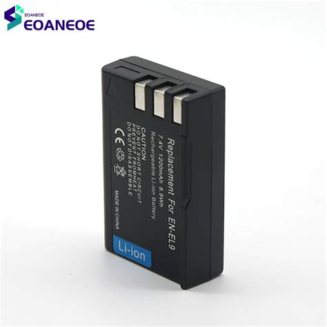 New 7 4V 1200mAh 8 9Wh Digital Camera Lithium Battery Pack Li Ion