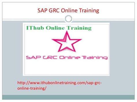 The Best Sap Grc Online Training Sap Grc Tutorial