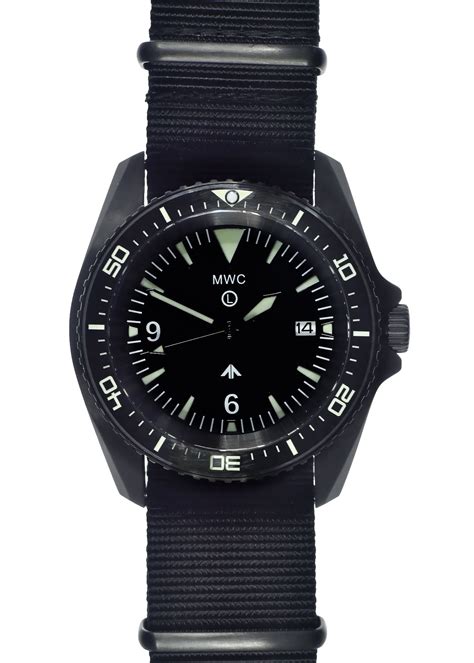 Mwc Heavy Duty 300m Military Divers Watch In Pvd Steel Case With Sapph