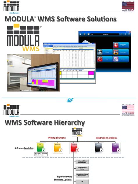Modula Wms Brochure 2020 Pdf Databases Warehouse
