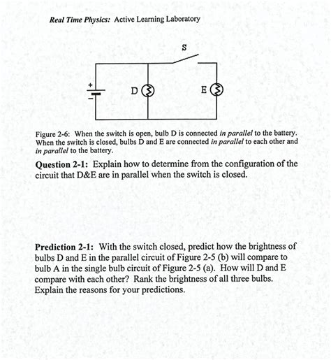 Solved INVESTIGATION 2 CURRENT AND VOLTAGE IN PARALLEL Chegg Com