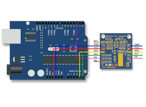 Modulo Rtc Real Time Clock I2c Con Ds1307 Senza Batteria