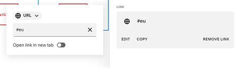 Click Button Show Corresponding Section Summary Block