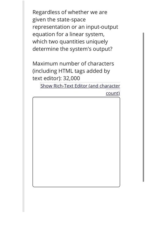 Solved Regardless Of Whether We Are Given The State Space Chegg Com