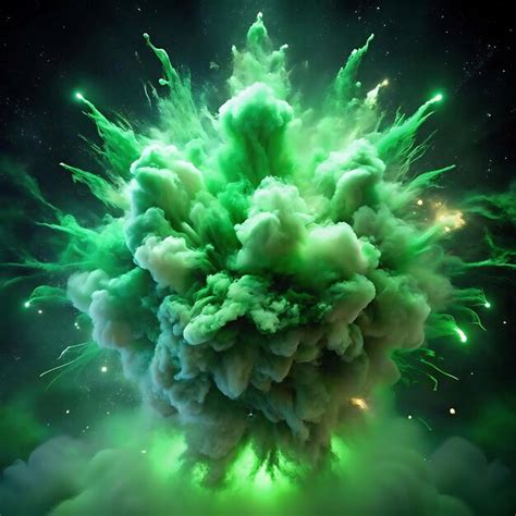 Green Explosion Cloud Images Free Download On Freepik