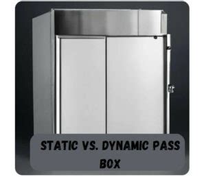 Difference Between Static And Dynamic Pass Box Pharmaguddu