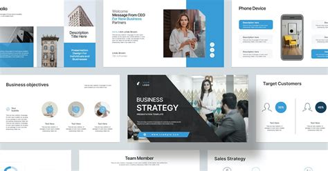 Шаблон презентации бизнес стратегии Powerpoint Шаблоны презентаций Включая маркетинг и план