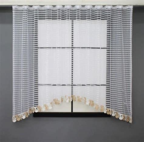 ᐉ Тюль арка сітка з макраме 280х130 см Білий 000к 51 201 • Краща ціна в Києві Україні