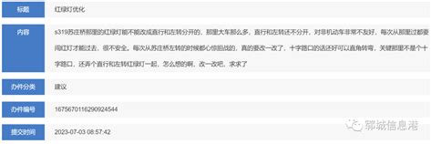 郓城一网友咨询红绿灯问题！回复了十字路口进行项位