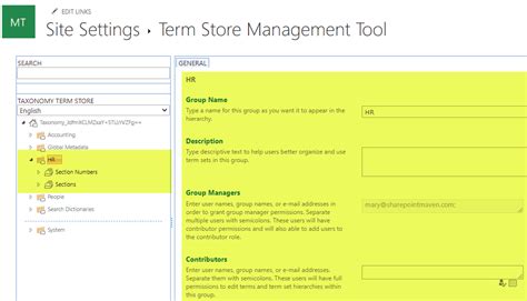 3 Security Roles Of A Sharepoint Term Store Sharepoint Maven