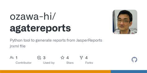 Github Ozawa Hi Agatereports Python Tool To Generate Reports From Jasperreports Jrxml File