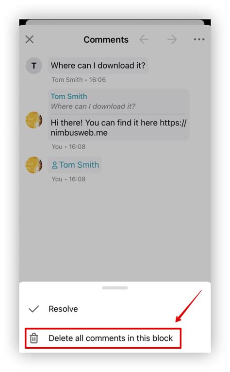 Comments Inside The Pages Nimbus Platform
