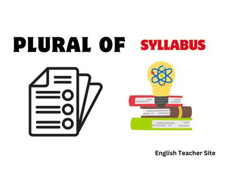 Whats The Plural Of Syllabus Understanding Academic Terminology