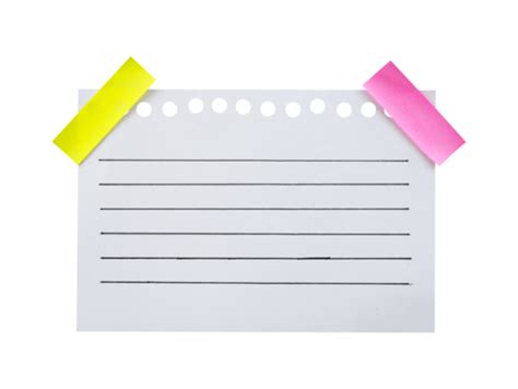 Notebook Label PNGs For Free Download