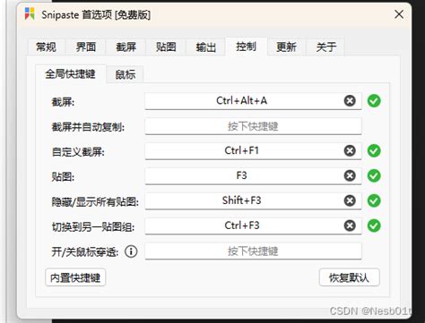 Snipaste 简易使用教程，好用的截图 粘贴板小工具，扔掉显示器上贴的小纸条用snipaste截图怎样复制截图中的文字 Csdn博客