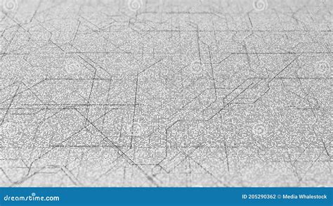 Scheme Of Moving Lines On White Background Animation Stock Footage