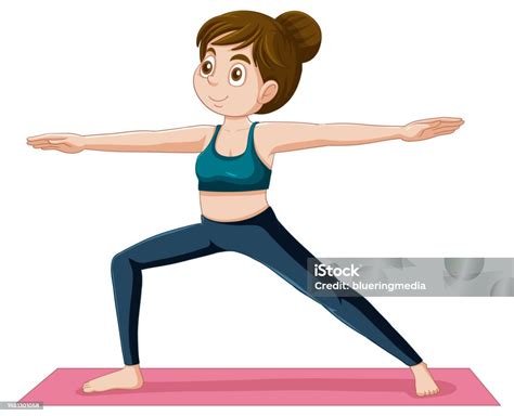 Puberty Girl Doing Yoga Stock Illustration Download Image Now