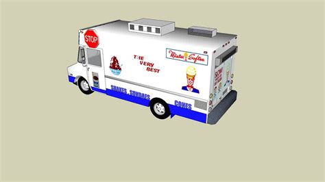 Mister Softee Truck 3d Model