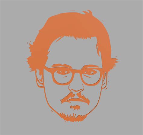 Stl File Johnny Depp 🎨 ・model To Download And 3d Print・cults