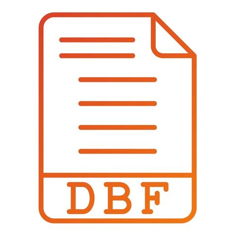 Premium Vector Vector Design Dbf Icon Style