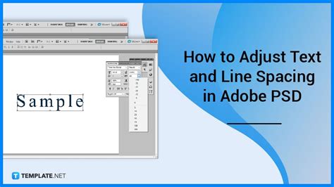 how to adjust text and line spacing in photoshop easy riset