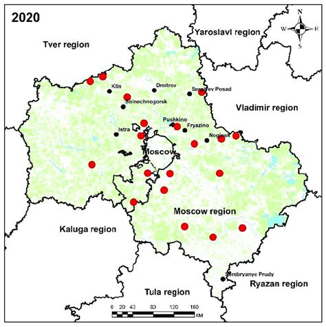 Sampling Map In 2019 And 2020 Samples Were Collected In The Same