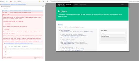 Cypress Detects Overwrite Command As Promise And Throws Error When