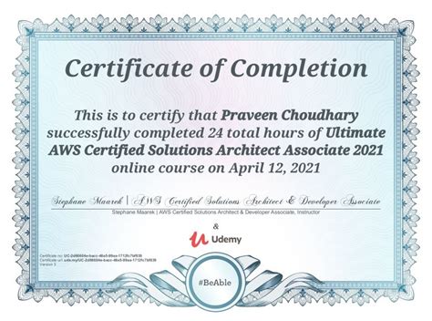 praveen choudhary on linkedin aws cloud architect training