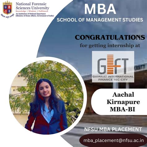 National Forensic Science University Posted On Linkedin