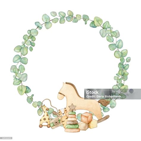 나무 장난감 피라미드 카메라 흔들 목마 큐브 봉제 호랑이 바퀴 달린 기린 유칼립투스 화환에 젖니가 나는 장난감이 있는 베이비