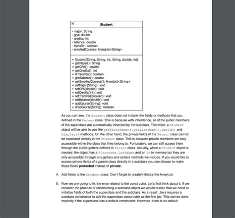 Solved Inheritance Part 1 Note Please Answer All Parts