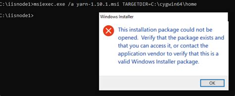 Windows Iisnode Msi File Doesnt Install In Preferred Location