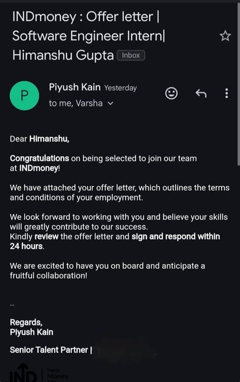 Excited To Share 🎉 Im Thrilled To Announce That I Have Joined Indmoney As A Software Developer