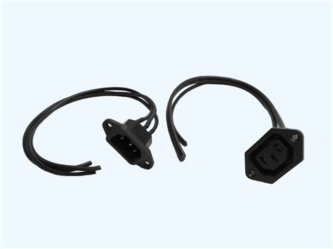 Ac Power Socket With Wire 3 Pins 250v 10a Best For Psu Rice Cooker Socket Replacement Tv