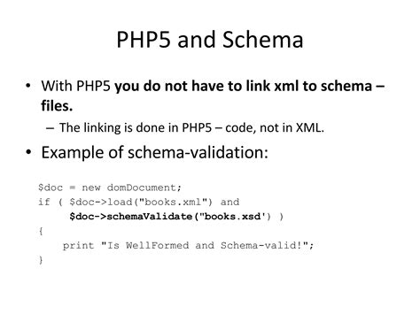 xml schema w3c ppt