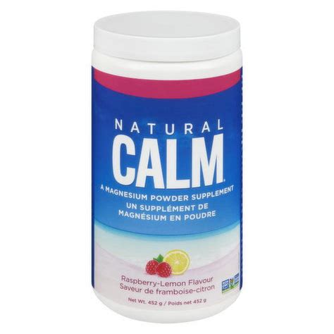 Natural Calm Ionic Magnesium Citrate Powder Raspberry Lemon Choices