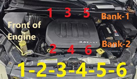 Chrysler Dodge Pentastar 36l Engine Firing Order Cylinder Location